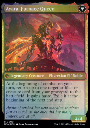 Ayara, Widow of the Realm/Ayara, Furnace Queen - mtgpics.com