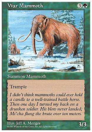 War Mammoth - mtgpics.com