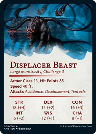Displacer Beast - Art/Displacer Beast - Stats - mtgpics.com