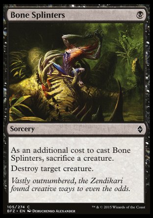 Bone Splinters - mtgpics.com