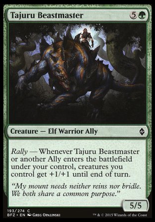 Tajuru Beastmaster - mtgpics.com