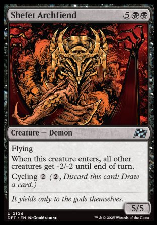 Shefet Archfiend - mtgpics.com