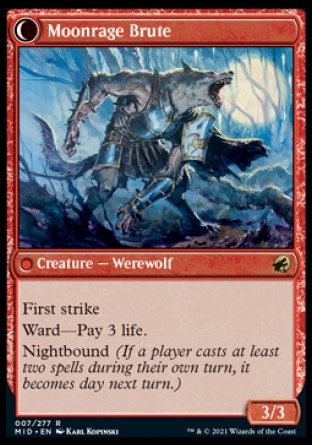 Brutal Cathar/Moonrage Brute - mtgpics.com