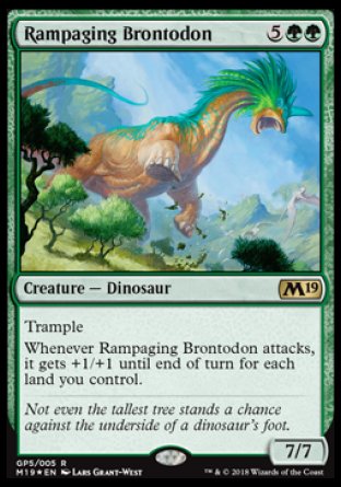 Rampaging Brontodon - mtgpics.com