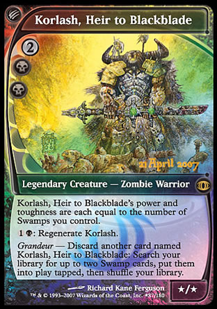 Korlash, Heir to Blackblade - mtgpics.com