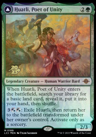 Huatli, Poet of Unity/Roar of the Fifth People - mtgpics.com