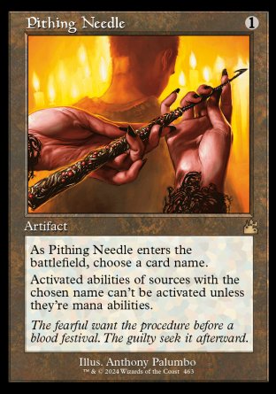 Pithing Needle - mtgpics.com