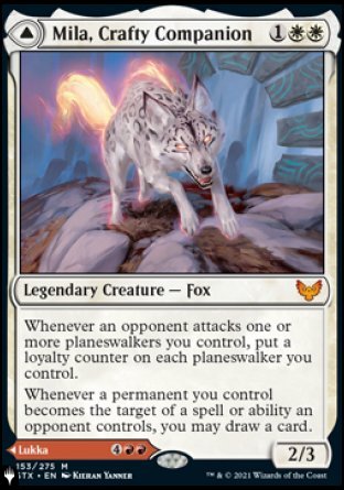 Mila, Crafty Companion/Lukka, Wayward Bonder - mtgpics.com